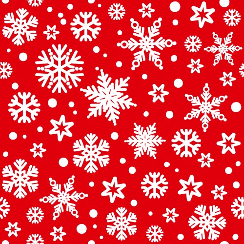 Red seamless pattern with christmas trees eps10 Vector Image