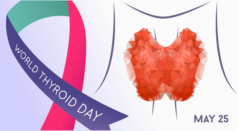 Hyperthyroidism symptoms Royalty Free Vector Image