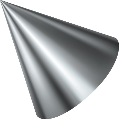 Golden heptagon realistic composition Royalty Free Vector