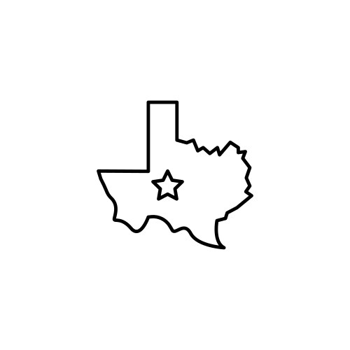 Texas icon Royalty Free Vector Image - VectorStock