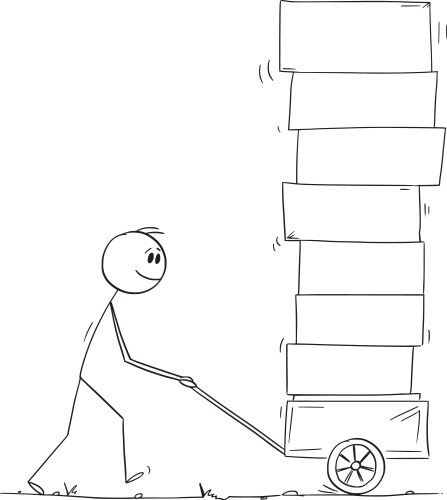 Stick figure pushing Vector Images & Graphics for Commercial Use ...