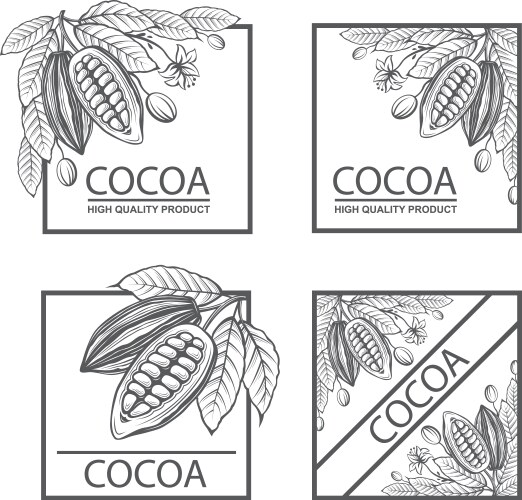 Symbol Cocoa Tree Vector Images (over 1,200)