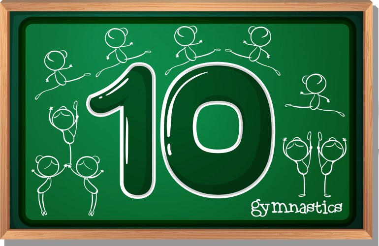 Number 10 Royalty Free Vector Image - VectorStock