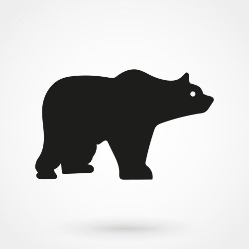 Standing Bear Silhouette Vector Images (over 1,100)