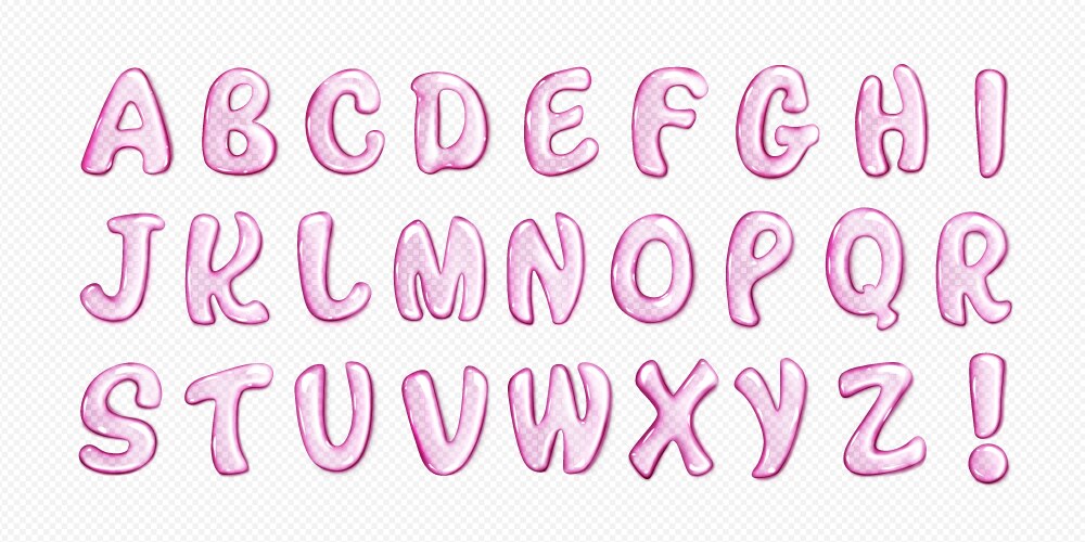 Pink Bubble Letters Vector Images (over 3,700)
