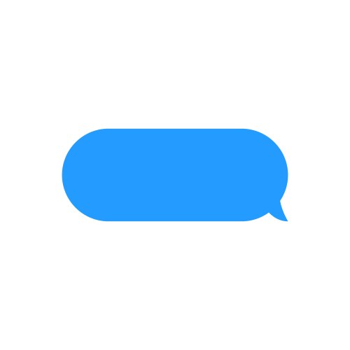 Blank message bubbles chat or messenger Royalty Free Vector