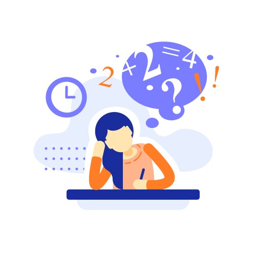 Student sleeping at the desk with book Royalty Free Vector