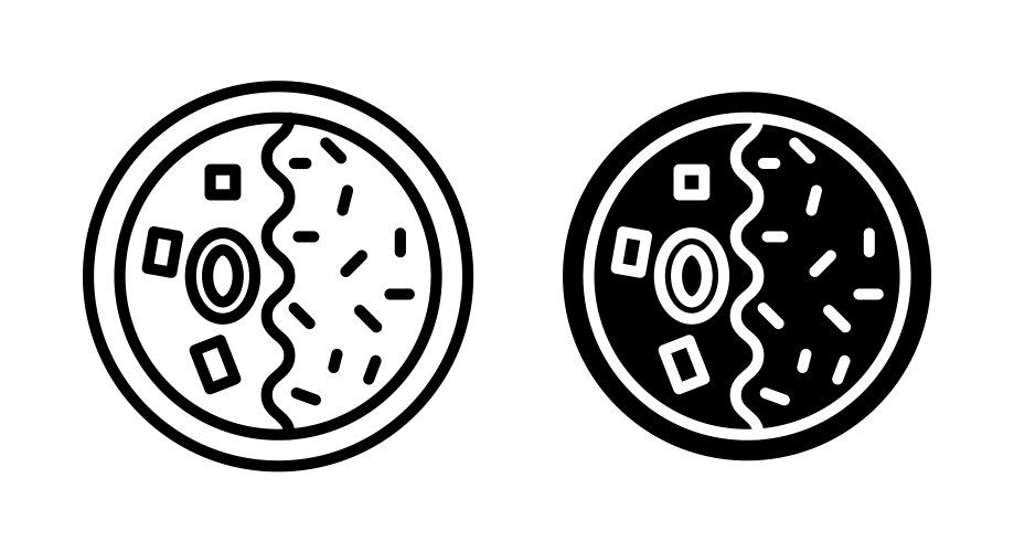 Kare raisu icon Royalty Free Vector Image - VectorStock