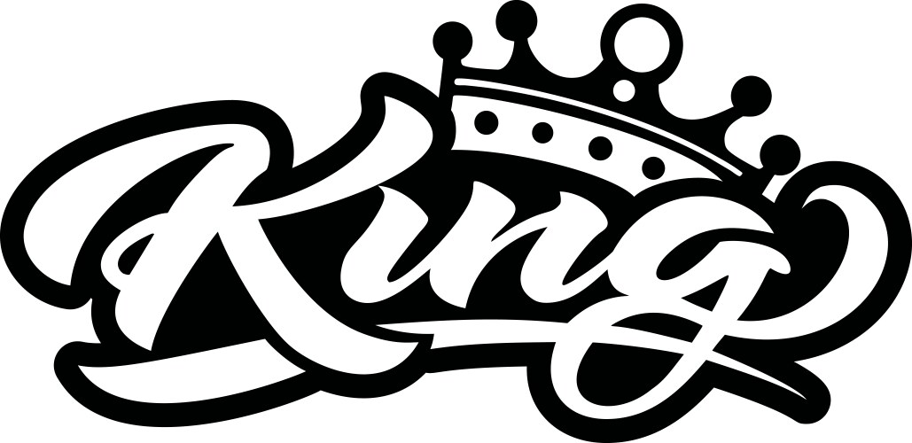 The Word King In Different Fonts KING HUSTLE BOLD SCRIPT FONT