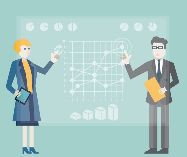 Implementation process or innovation integration Vector Image