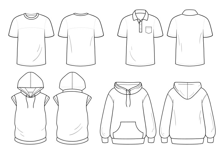 Clothing Outlines Vector Images (over 180,000)