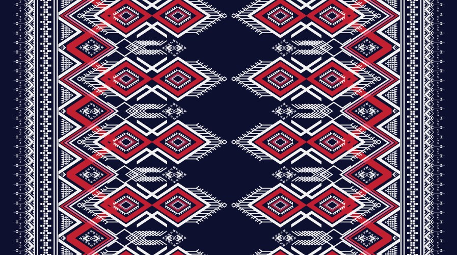 Geometric ethnic texture embroidery triangle desi Vector Image