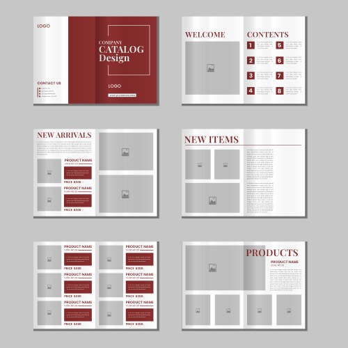 Catalog design Royalty Free Vector Image - VectorStock