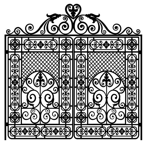 Iron window grills Royalty Free Vector Image - VectorStock