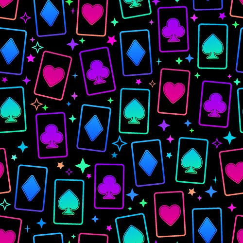 Seamless pattern of multicolored rainbow drawn Vector Image