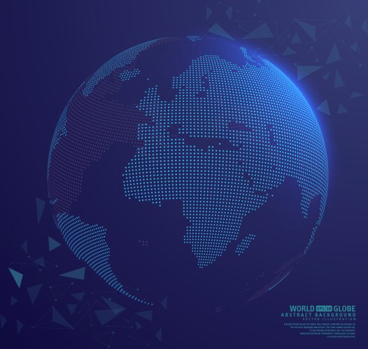 Globe Dots Vector Images (over 17,000)