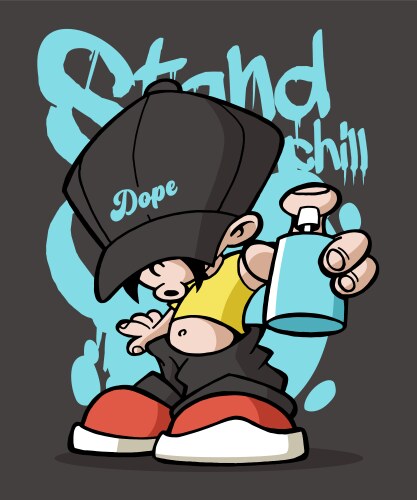 Graffiti character Vector Images & Graphics for Commercial Use ...