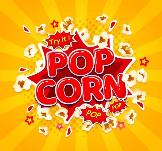 Popcorn rusty metal plate pop corn bucket Vector Image