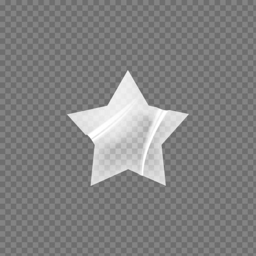 Five star review on transparent Royalty Free Vector Image