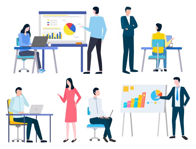 Teamwork on common goal collaboration Royalty Free Vector