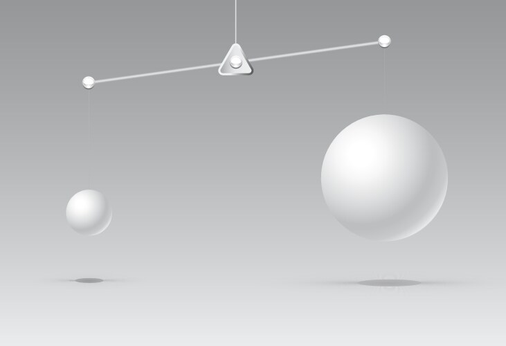 Comparative with disadvantage and advantageous Vector Image