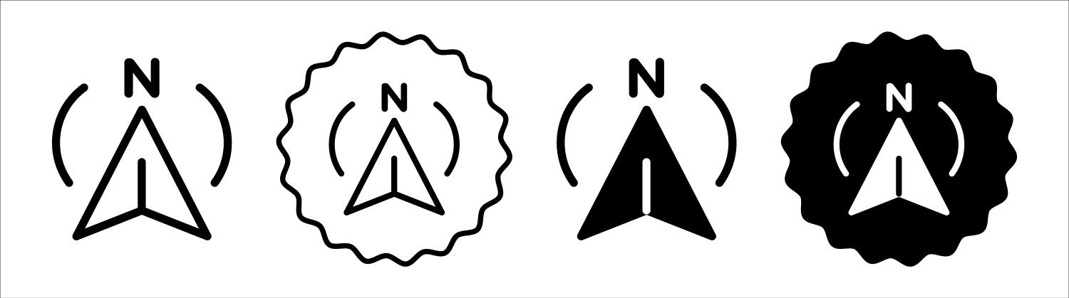 North Symbol Vector Images (over 110,000)