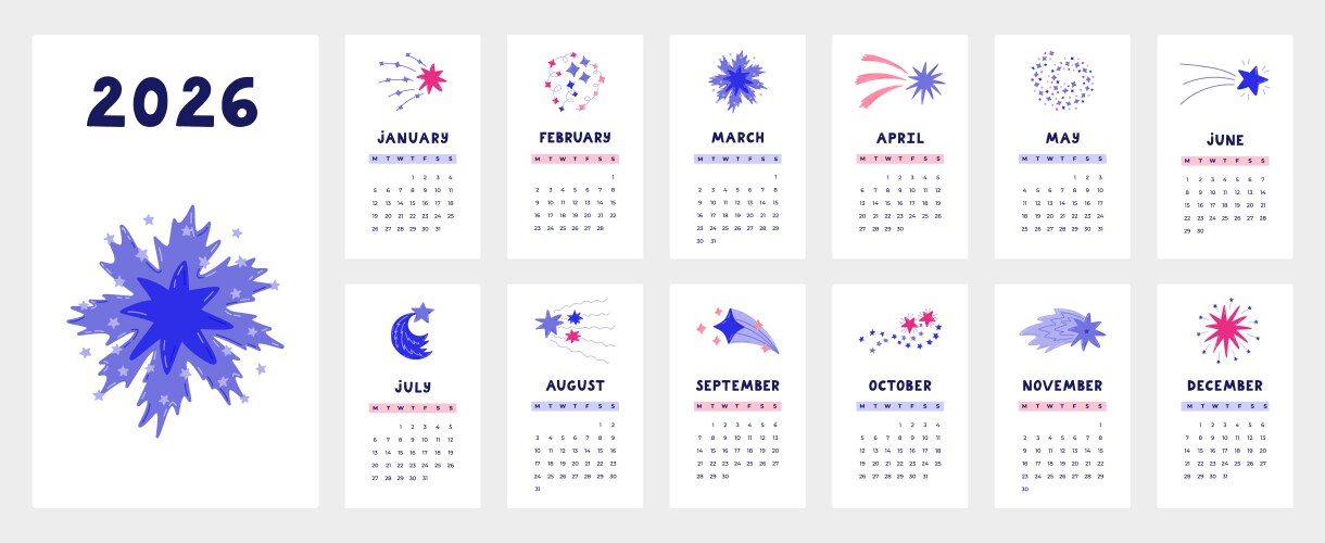 2026 Calendar Vector Images (over 4,700)