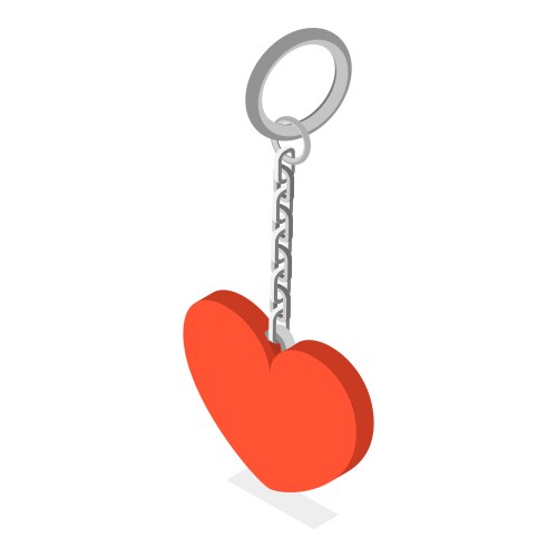 3d isometric flat set of candlesticks item Vector Image