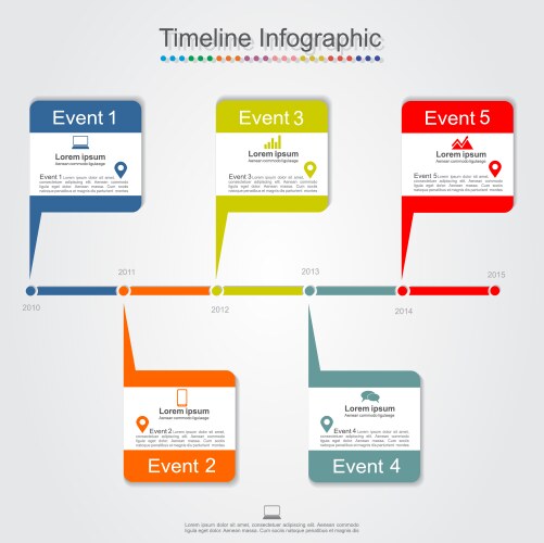 Geologic timeline scale Royalty Free Vector Image