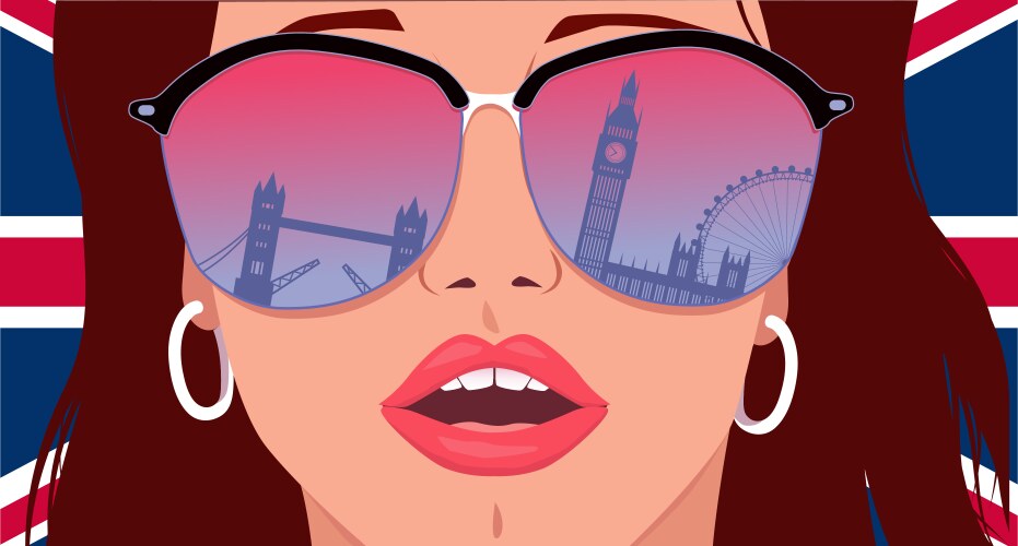 Group of students education english study Vector Image