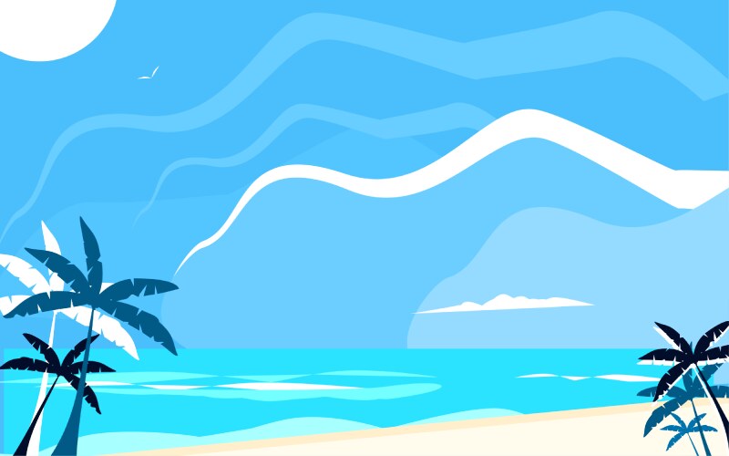 Pantai Vector Images (10)