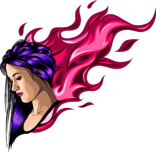 Devil girl Royalty Free Vector Image - VectorStock