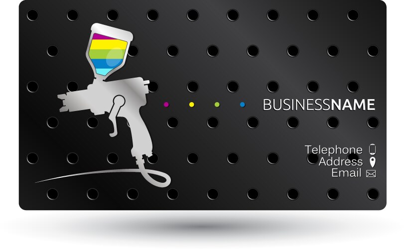Painters Business Cards Vector Images (over 580)