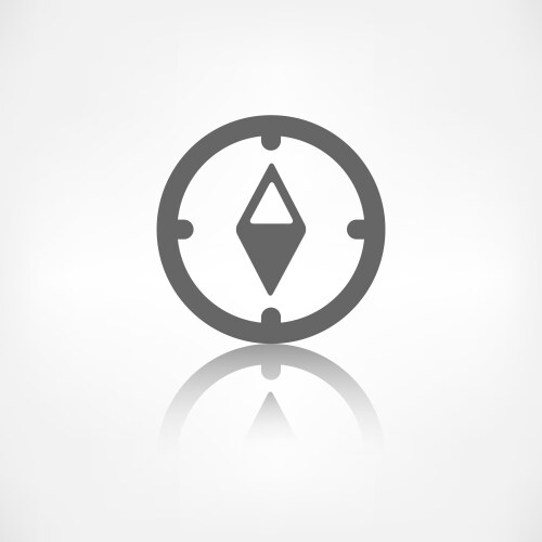 Golden compass icon Royalty Free Vector Image - VectorStock