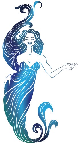 Mermaid Silhouette Vector Images (over 3,400)