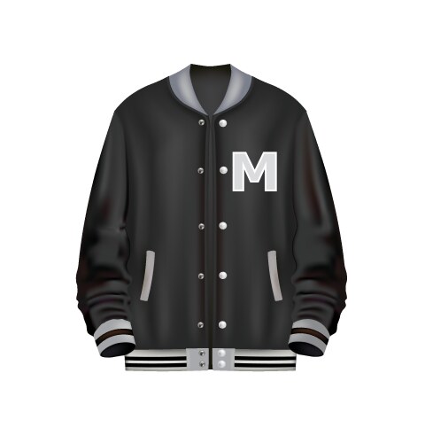 Baseball Jacket Template Vector Images (over 450)