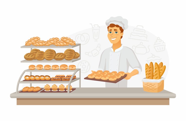 Bakery Cartoon Vector Images (over 86,000)