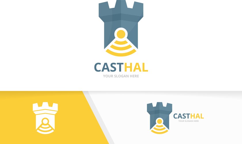 Castle logo Royalty Free Vector Image - VectorStock