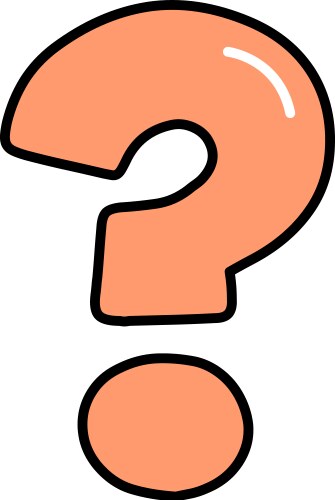 Comic question mark Royalty Free Vector Image - VectorStock