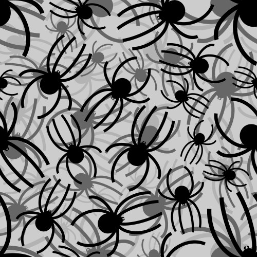 Spider pattern seamless arthropod animal Vector Image