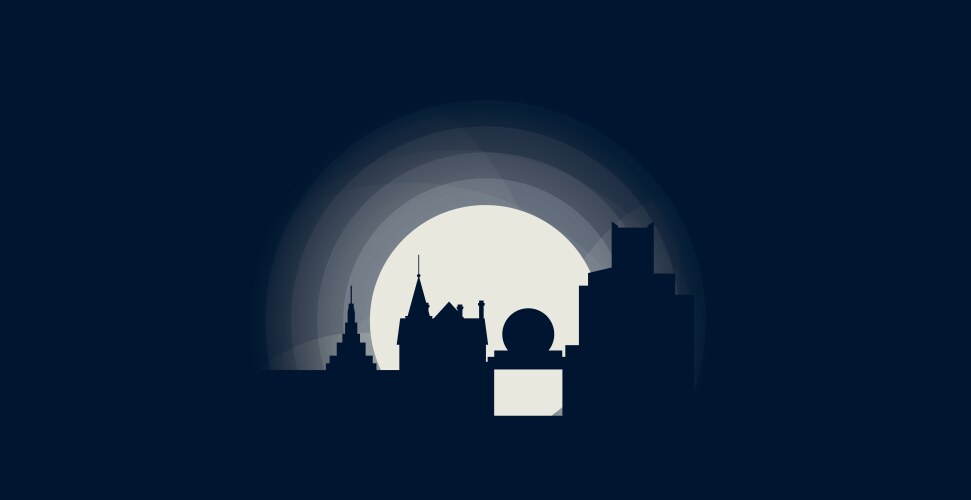 Phoenix city skyline silhouette logo Royalty Free Vector