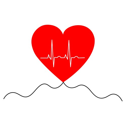 Continuous one line drawing of envelope with heart