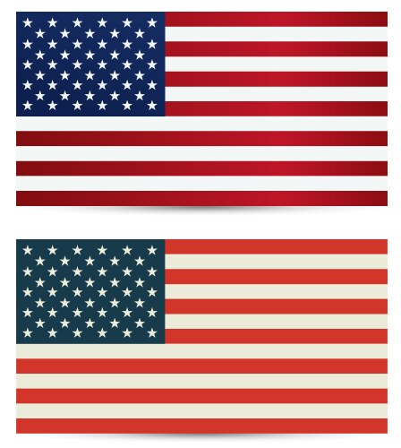 United states flag Royalty Free Vector Image - VectorStock