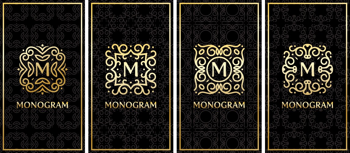 Gold border Royalty Free Vector Image - VectorStock