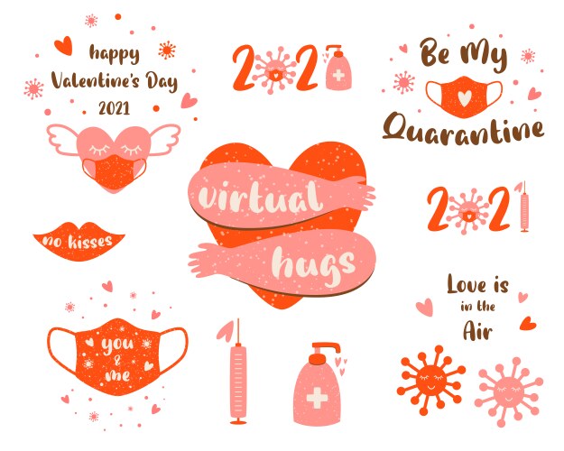 Valentines day hearts Royalty Free Vector Image