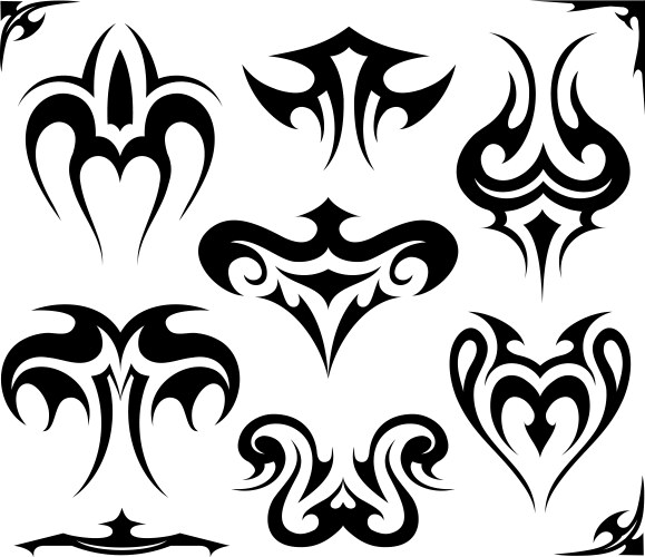 Tribal Chest Tattoo Vector Images (over 1,300)