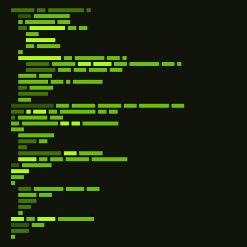 Program code listing abstract programming Vector Image Program code listing abstract programming Vector Image