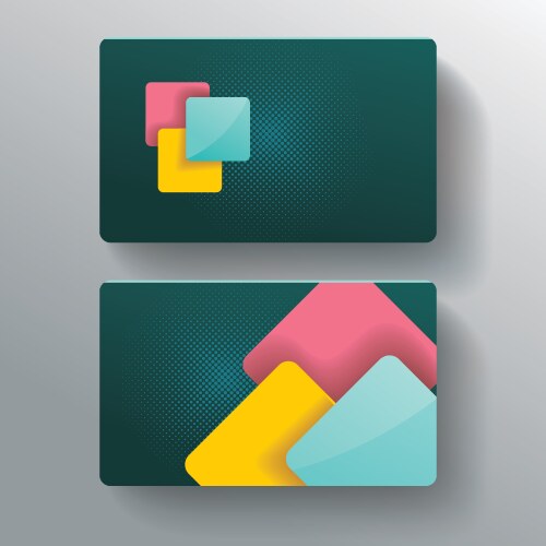 Press id card design template Royalty Free Vector Image