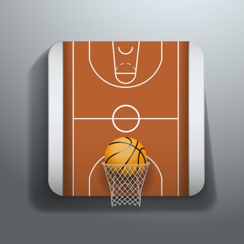 Basketball card Royalty Free Vector Image - VectorStock