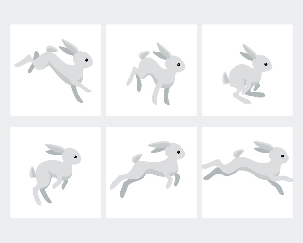 Running Sprite Vector Images (over 330)